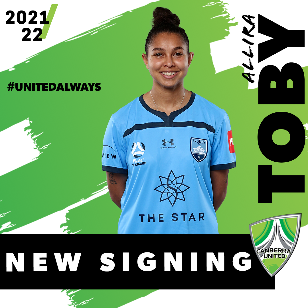 Allira Toby joins Canberra United - Canberra United