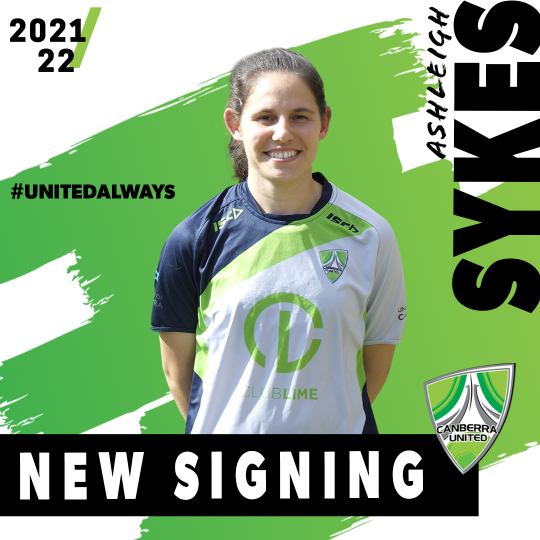 CANBERRA UNITED LEGEND ASH SYKES RETURNS - Canberra United