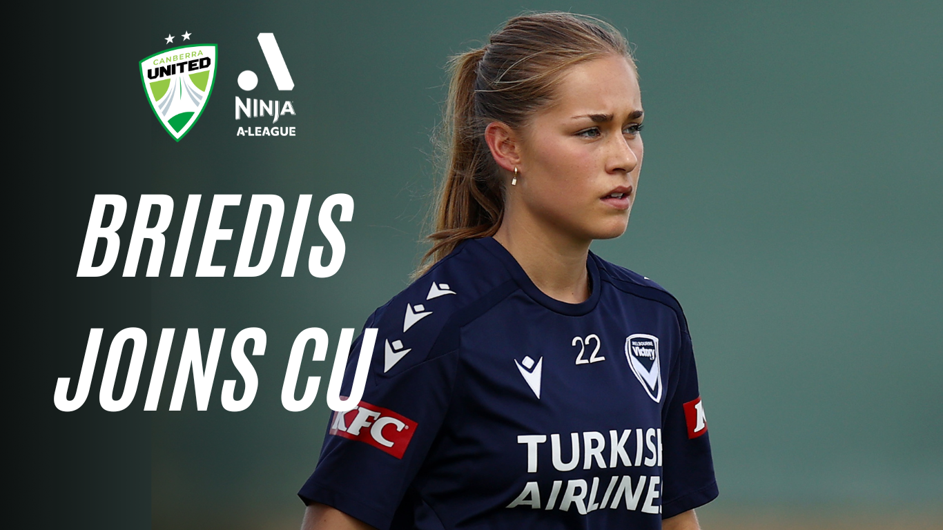 DYNAMIC BRIEDIS SIGNS UNITED DEAL - Canberra United